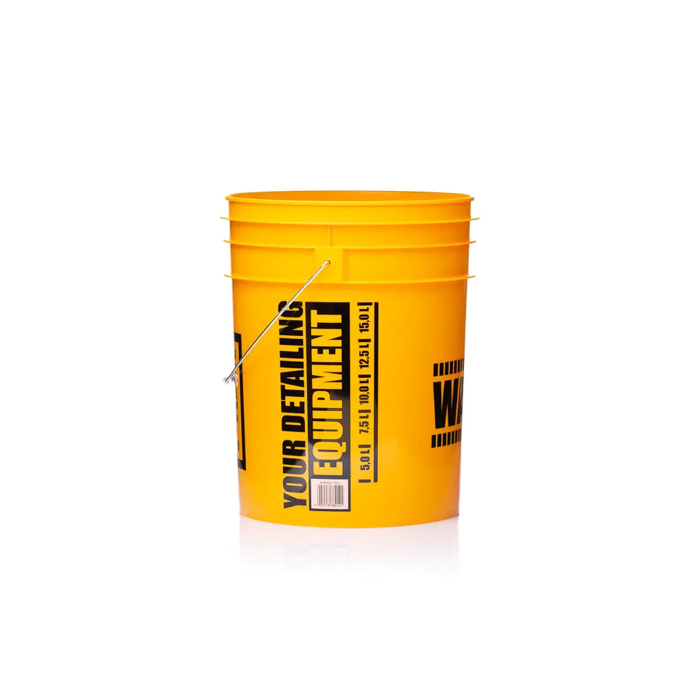 WORK STUFF Detailing Bucket Yellow - WASH – Microfiber Supply